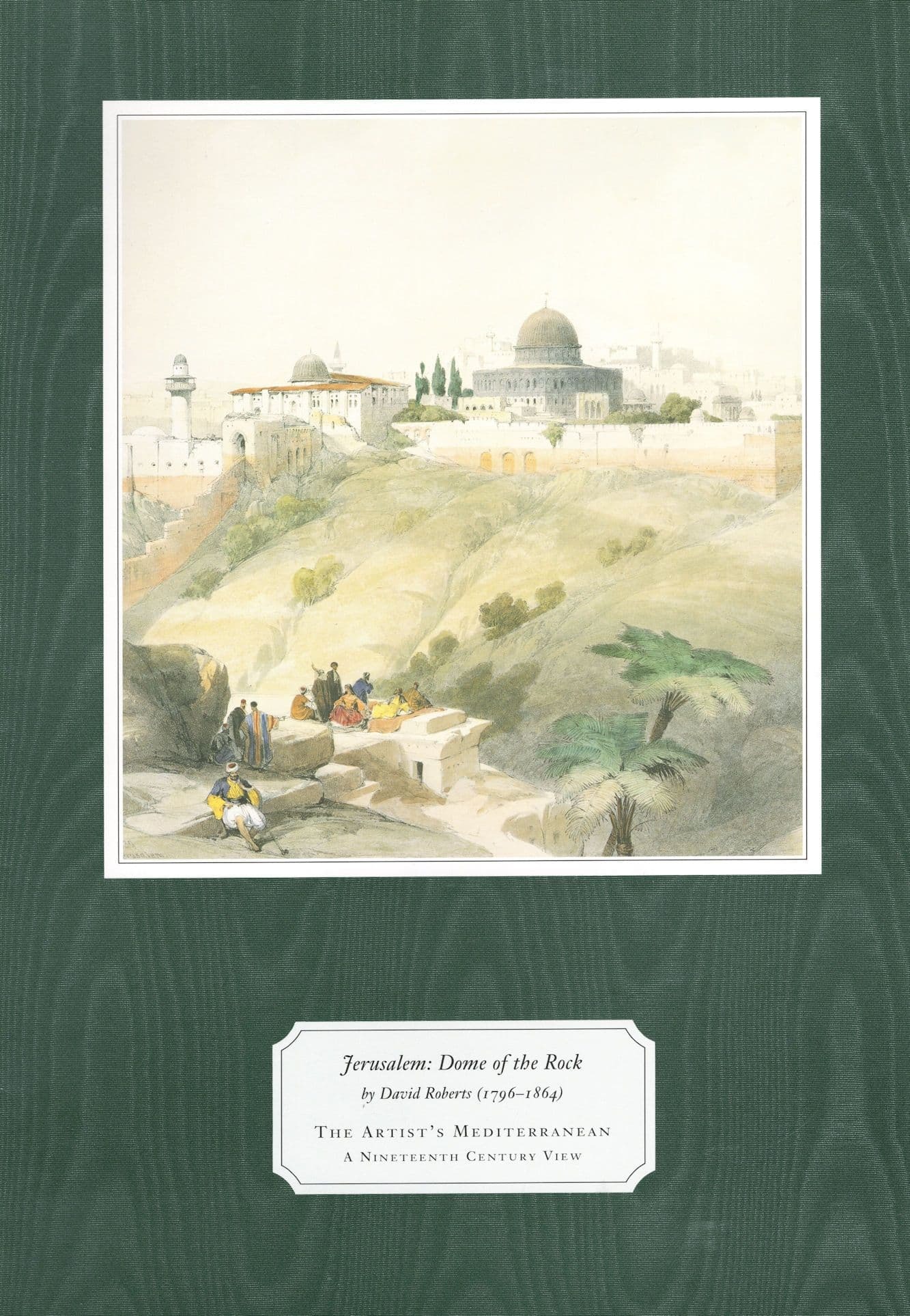 Jerusalem Dome Of The Rock David Roberts Painting Arcadia P&O Ship Menu ...