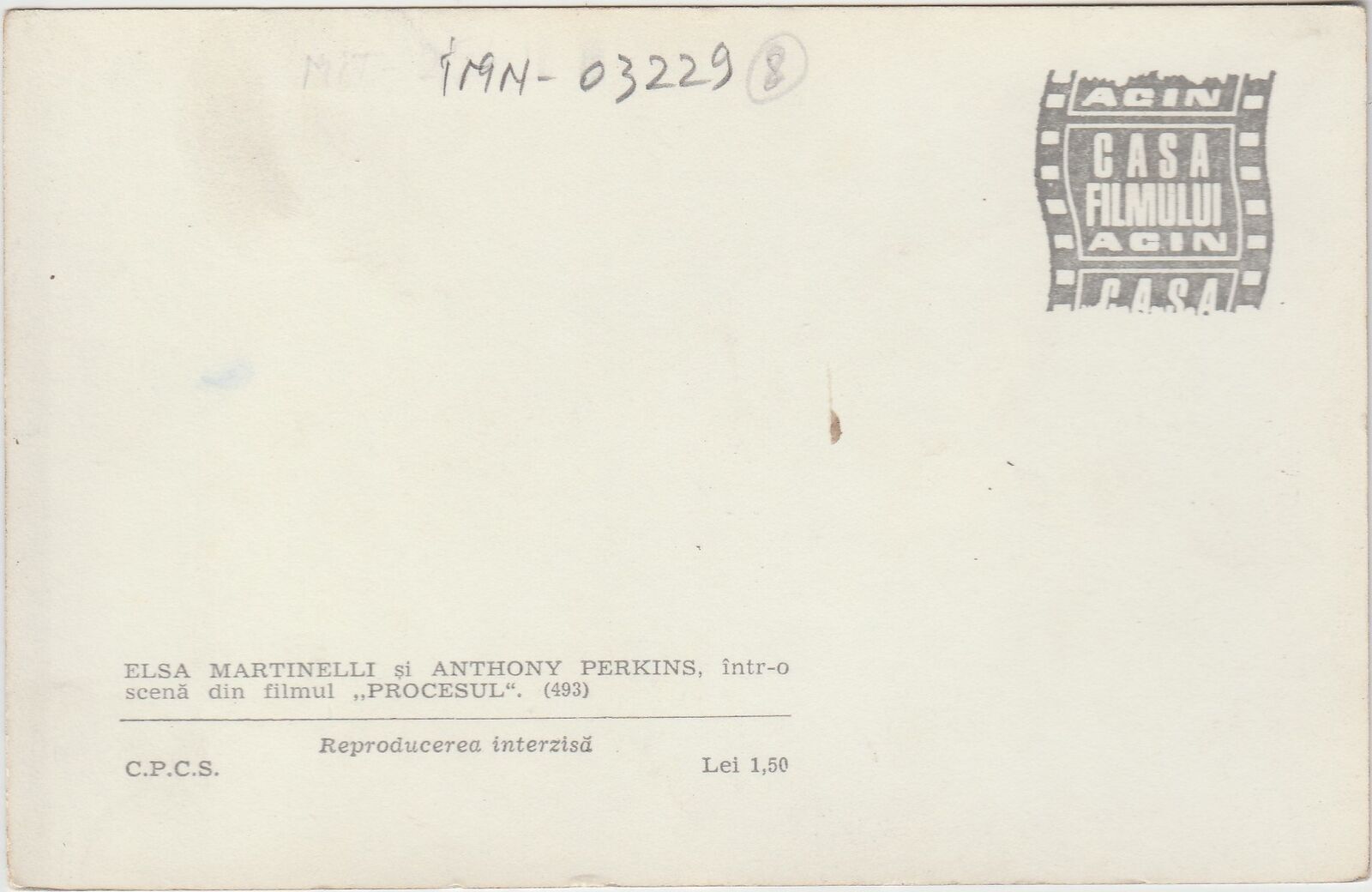 IMN03229 elsa martinelli anthony perkins the trial actress actor movie ...