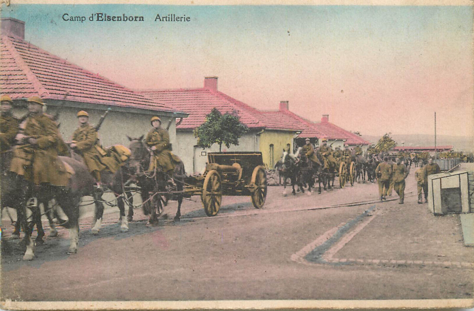 Belgian army Elsenborn artillery military training ground camp 1934 ...