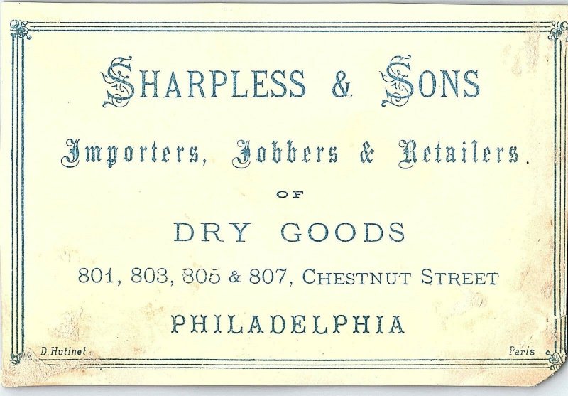 1880's 6 Card Series Sharpless & Sons Couples Victorian Trade Card P119 ...
