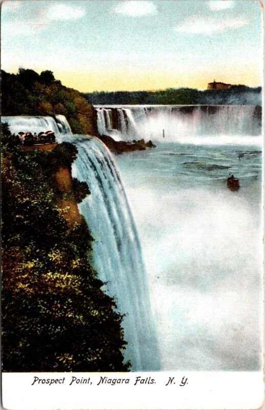Prospect Point Niagara Falls Waterfalls New York NY Birds Eye View UNP ...