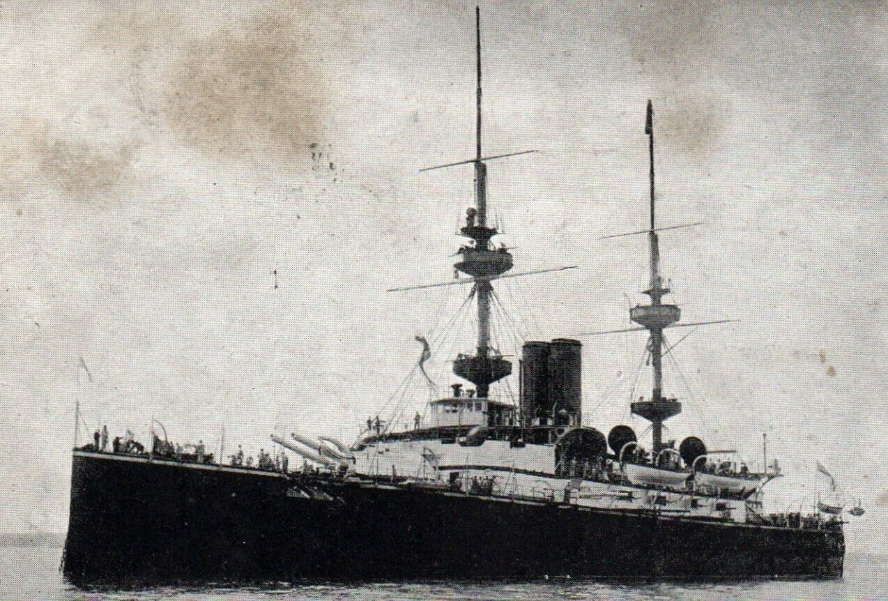 Postcard Royal Navy Battleship HMS Mars Photo - c1903 | Other ...