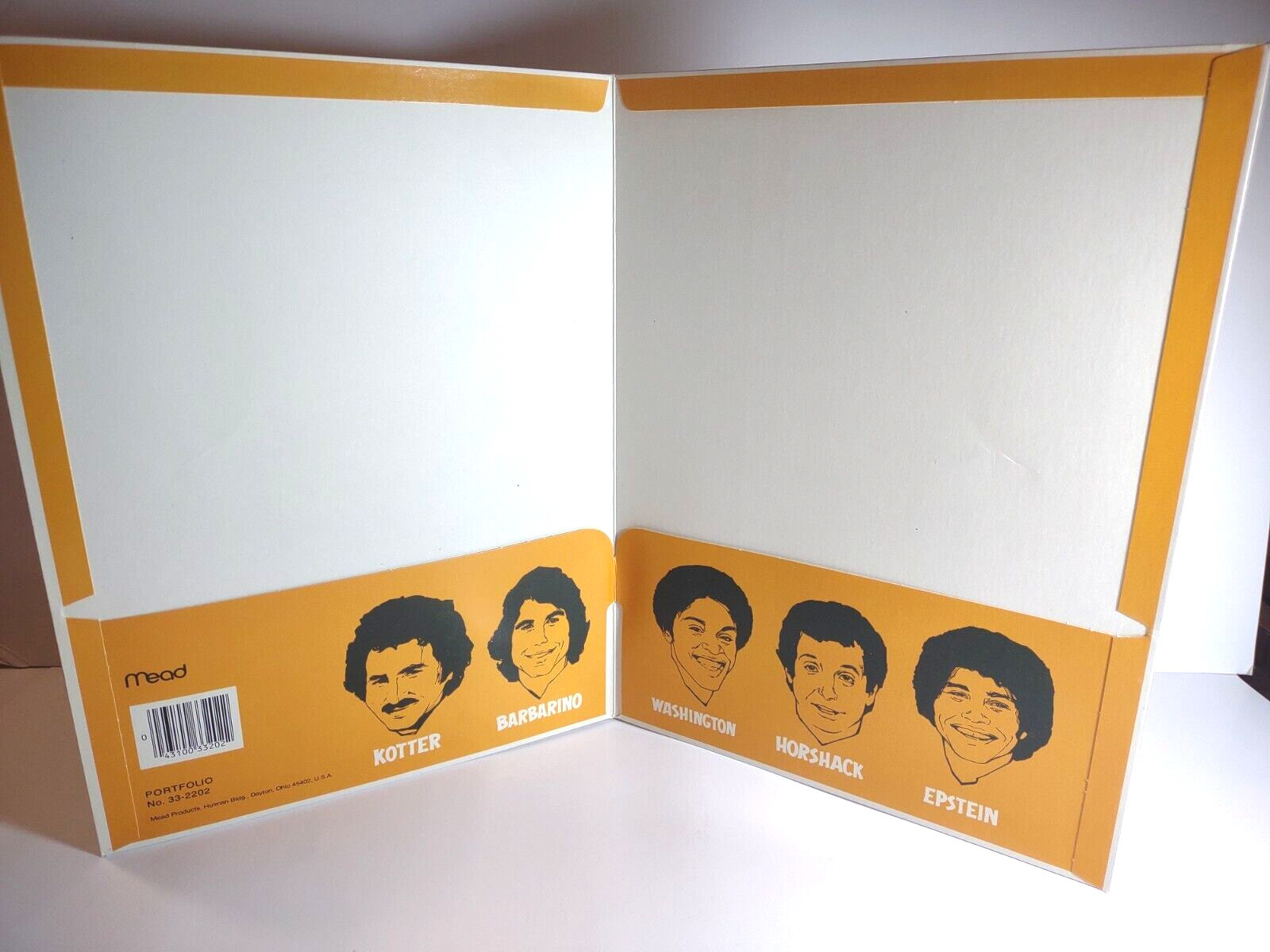 Welcome Back Kotter Vintage Retro Mead Folder Freddy Boom Boom ...