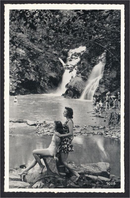Powder Hole Falls Big Wapwallopen Creek PA Bathing Beauty Silvercraft ...