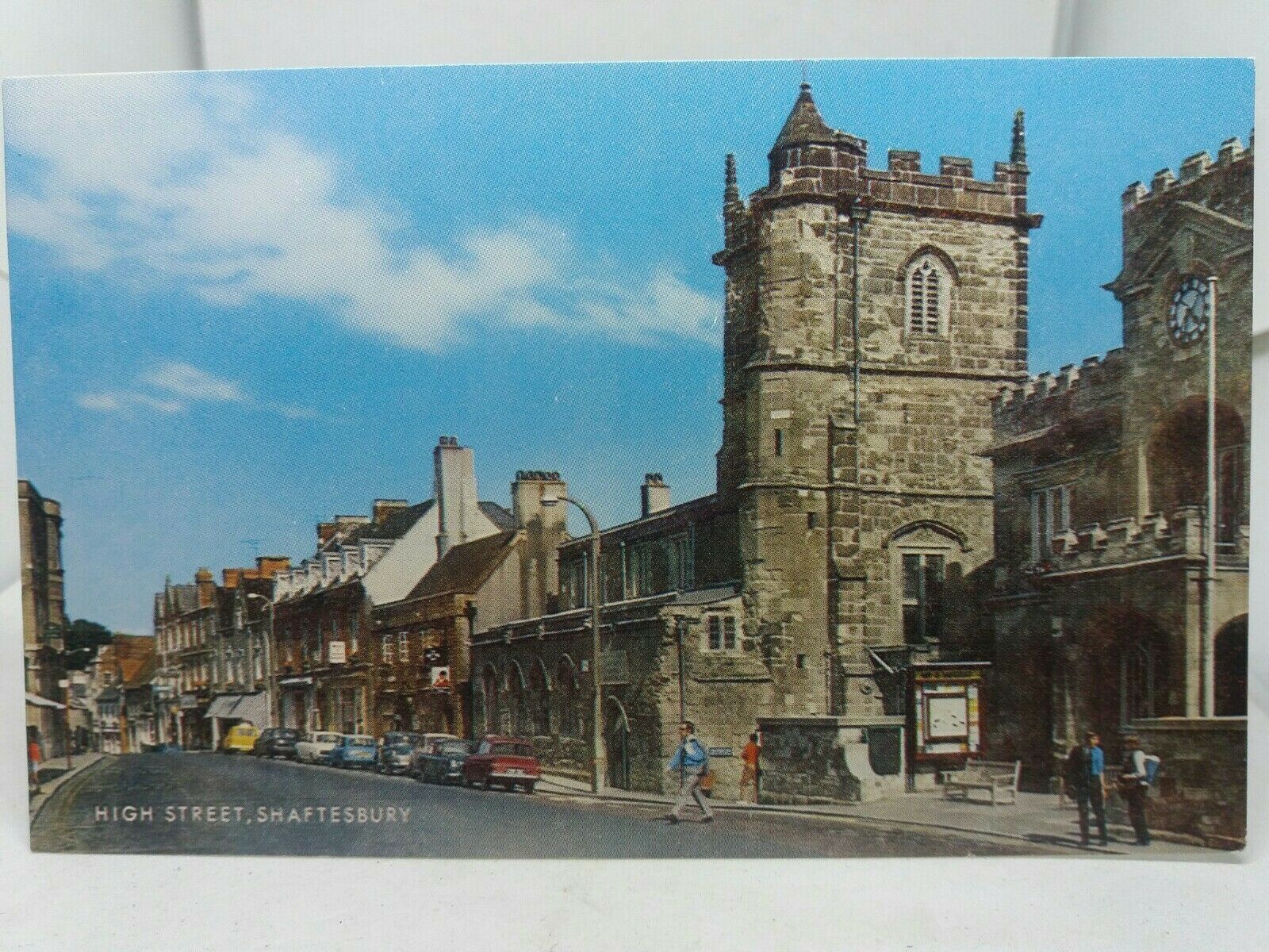 New Vintage Postcard High Street Shaftesbury Dorset c1970 | Europe ...