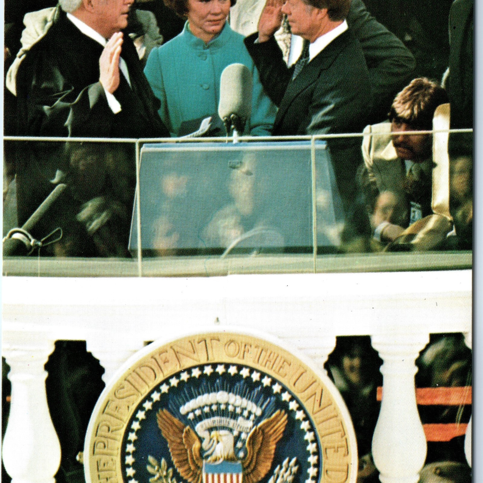 Jan 20 1977 President Jimmy Carter Inauguration Sworn Warren Burger ...