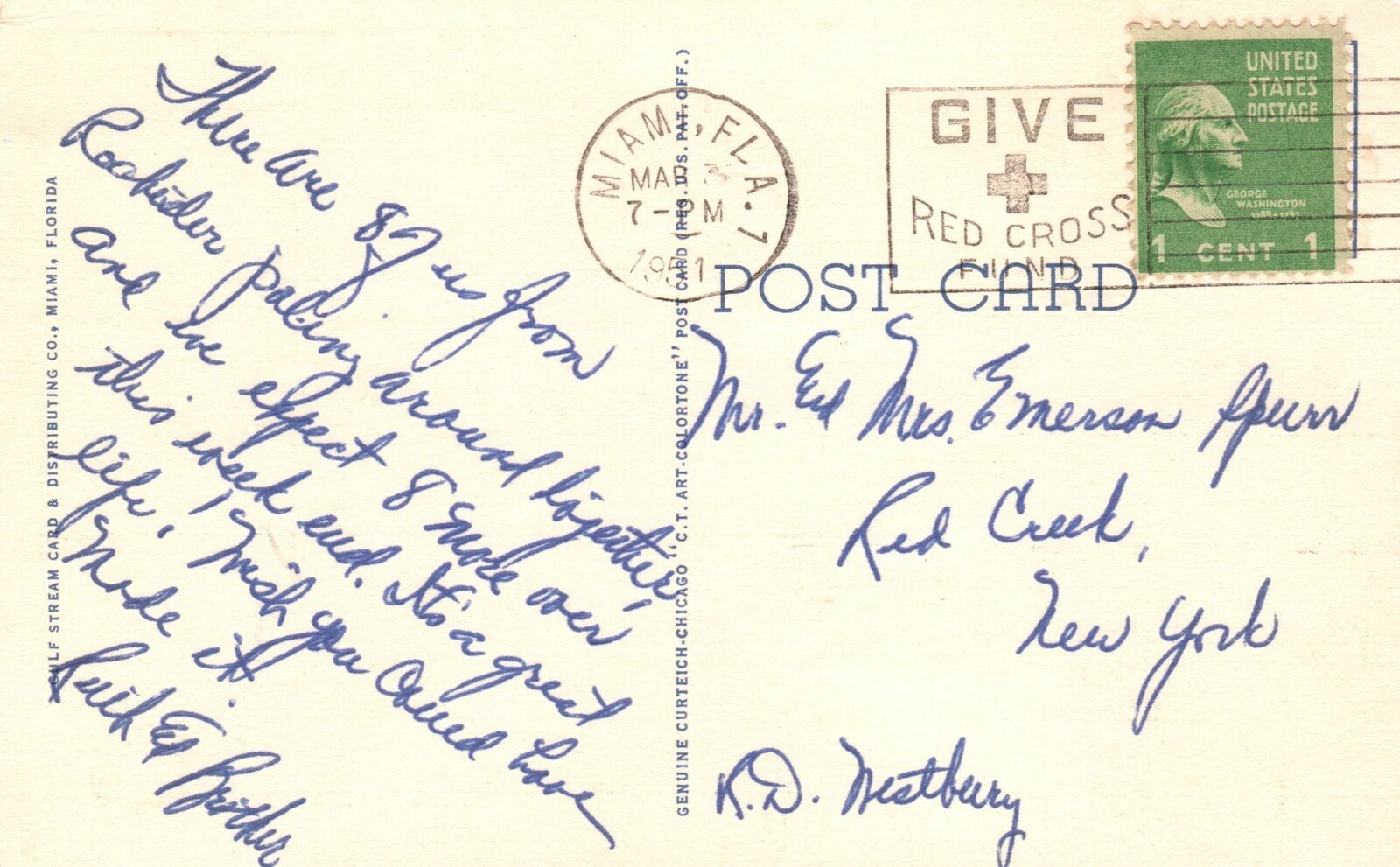 Vintage Postcard 1951 Pier City Trees Yacht Basin Waterfront Miami ...