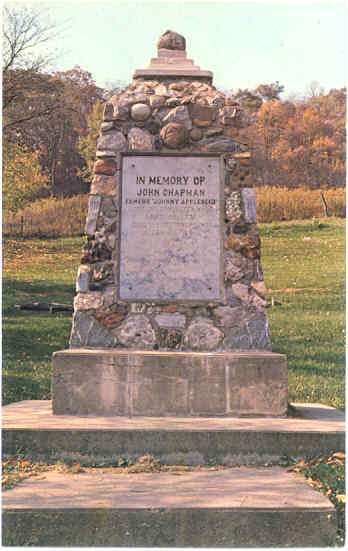 John Chapman, Johnny Appleseed, Monument, Dexter City Ohio, OH, Chrome ...