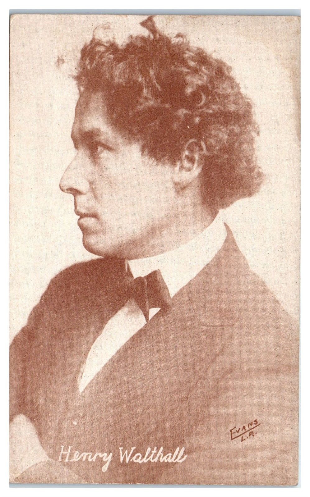 Early 1900s Henry Walthall Portrait, Birth of a Nation Actor Postcard ...