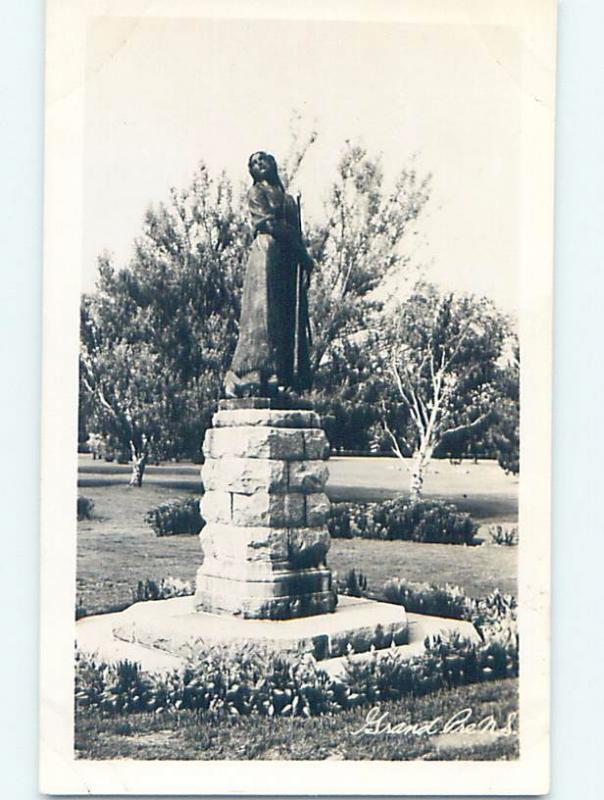 Pre-1950 rppc STATUE IN PARK Grand Pre Nova Scotia NS HM4291 | Canada ...