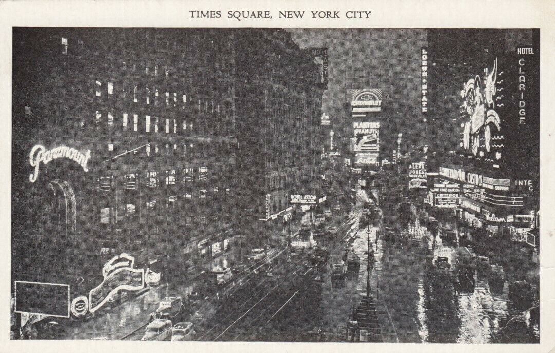 NEW YORK CITY, 1920s; Times Square at Night | United States - New York ...