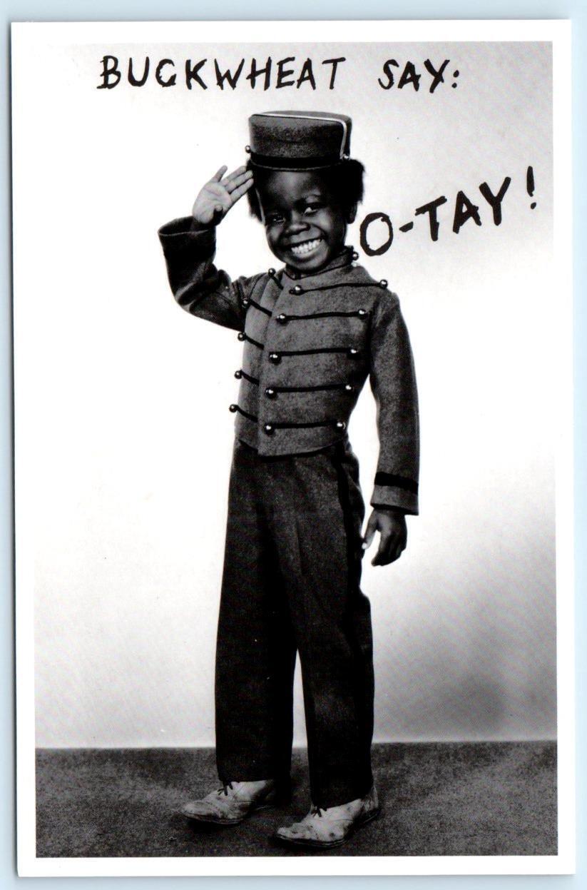 2 Postcards THE LITTLE RASCALS Cast & BUCKWHEAT (William Thomas) 4"x6 ...