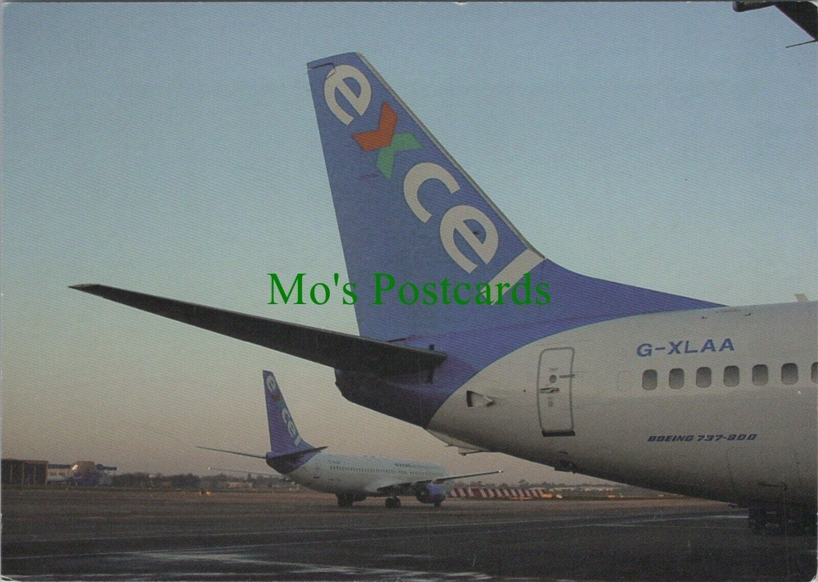 Aviation Postcard - Excel G-XLAA Boeing 737-800 Aeroplane RR11898 ...