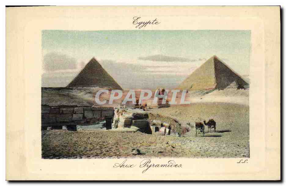 Postcard Ancient Egypt Pyramids In Egypt | Africa - Egypt, Postcard ...