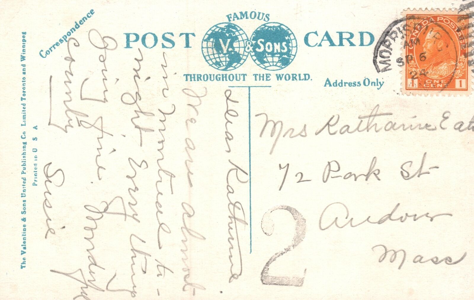 Vintage Postcard 1930's Nicol & Gordon Hall Queens University Kingston ...