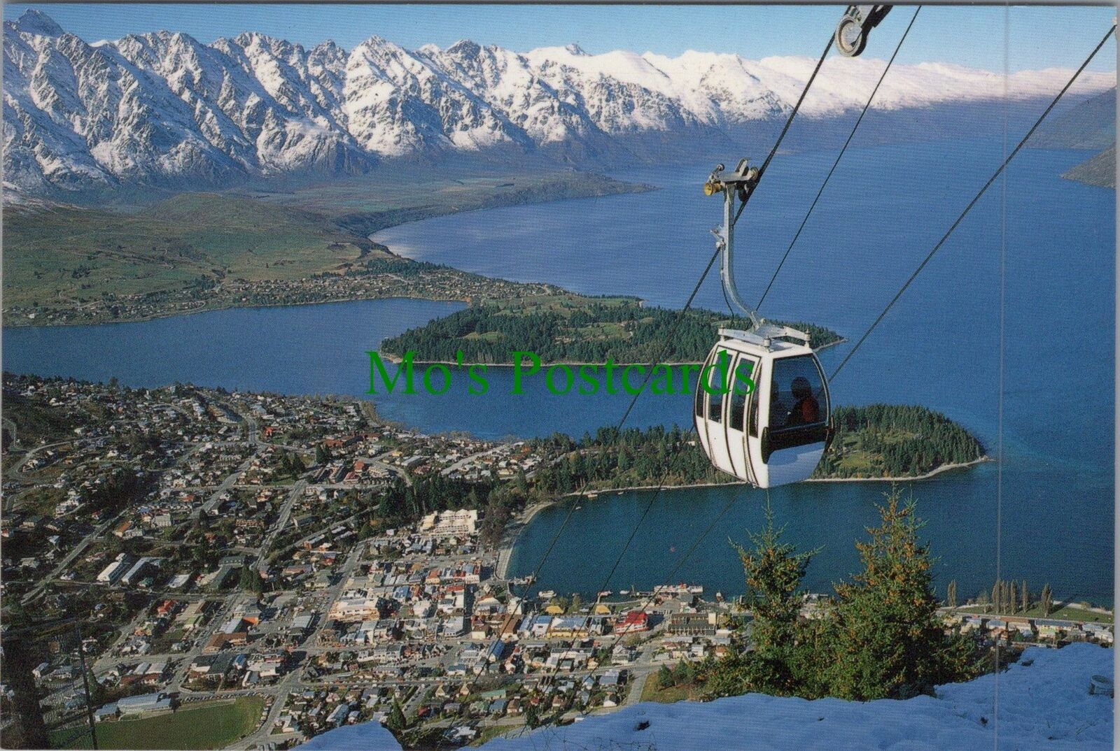 New Zealand Postcard - Gondolas, Queenstown, Lake Wakatipu RR16354 ...