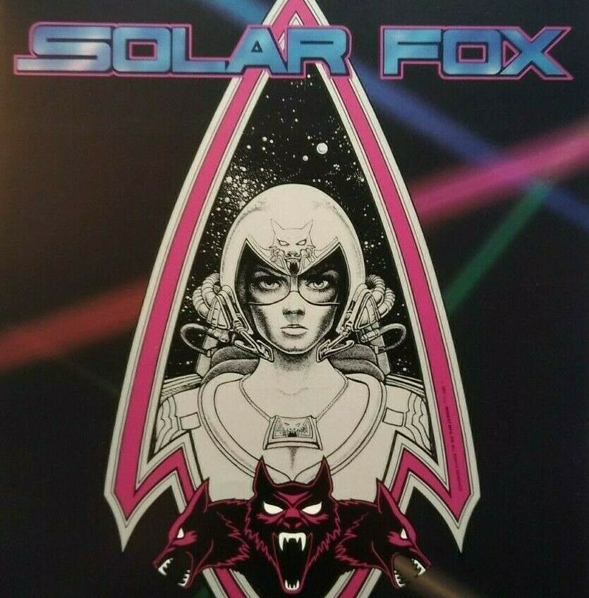 Solar Fox Arcade FLYER Original 1982 Video Game Space Fantasy Aliens ...