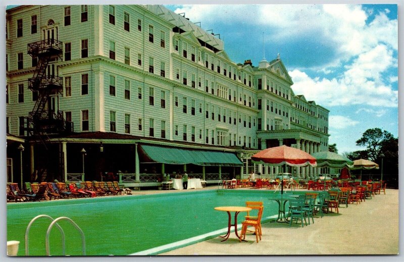 Vtg Groton Connecticut CT Griswold Hotel & Pool 1950s View Old Card ...