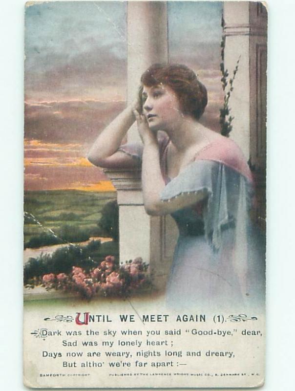 Bamforth Until WE Meet Again During WWI ERA Ac6697 | Topics - Holidays ...