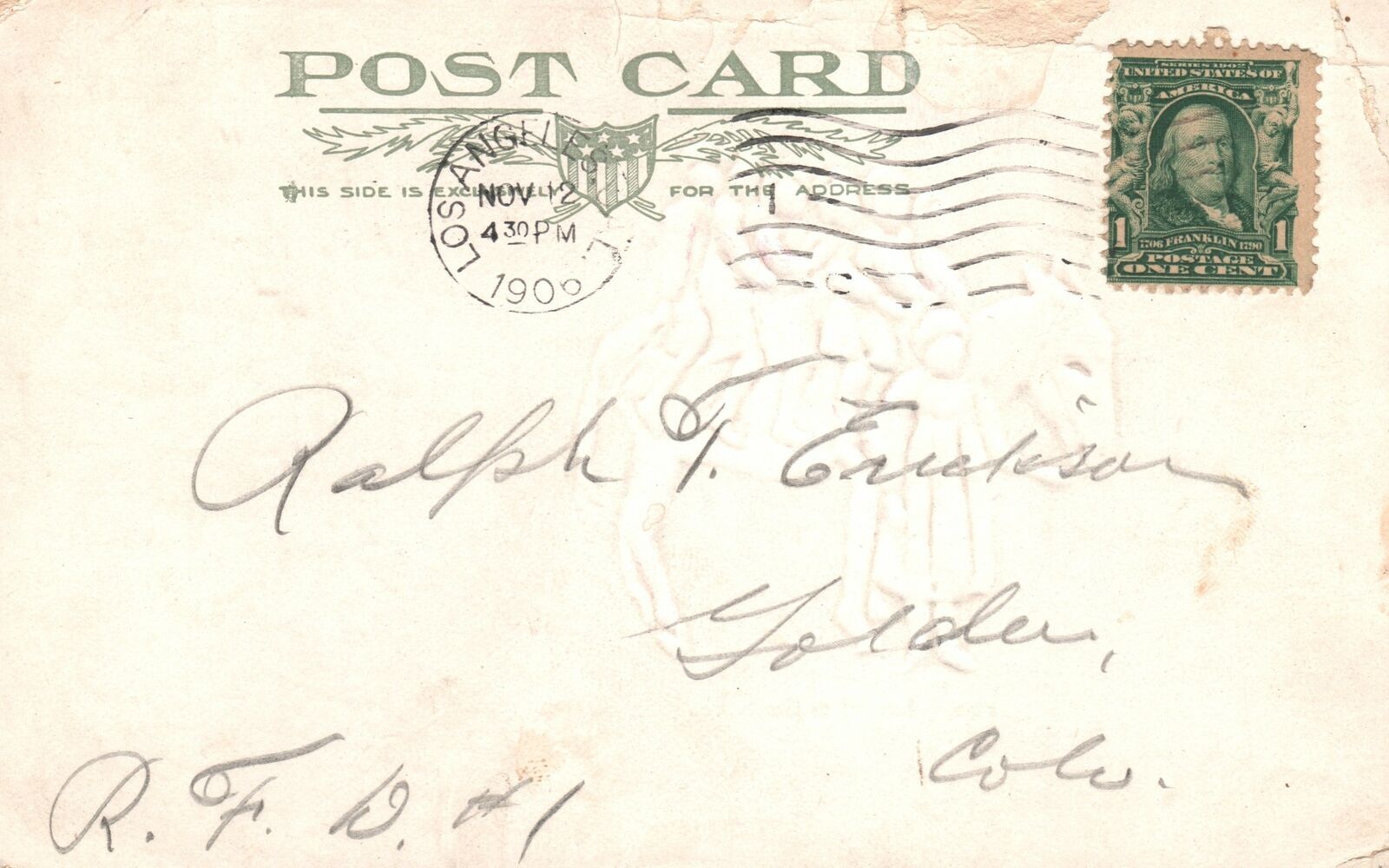 Vintage Postcard 1906 Loaded To The Neck Kids Horse Back Riding ...