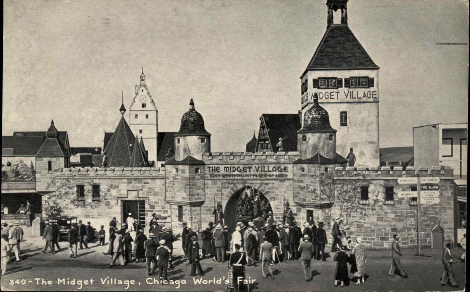 1933 Chicago's World Fair Exposition Midget Village Postcard | United ...