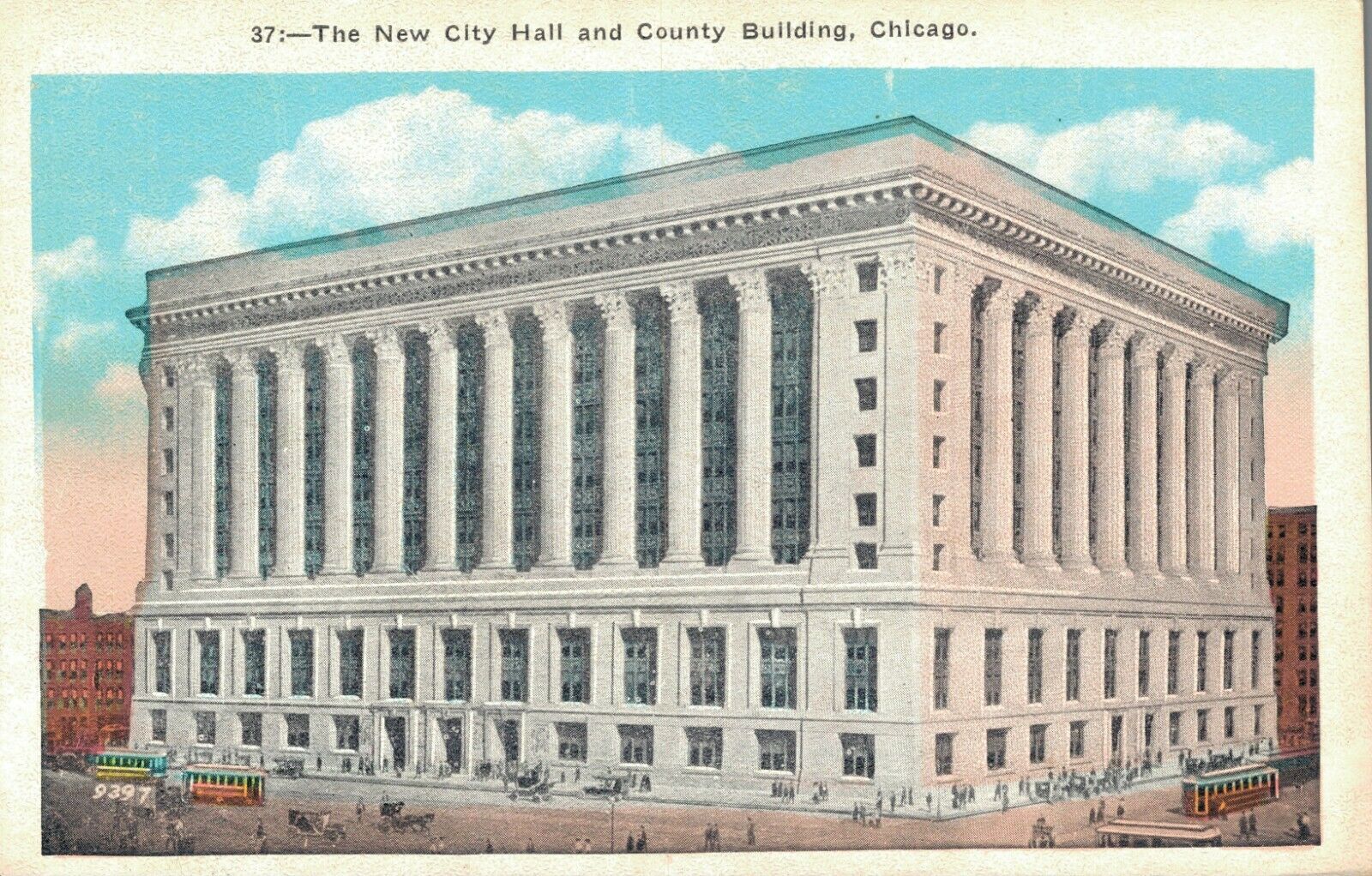 USA The New City Hall and County Building Chicago 04.28 | United States ...