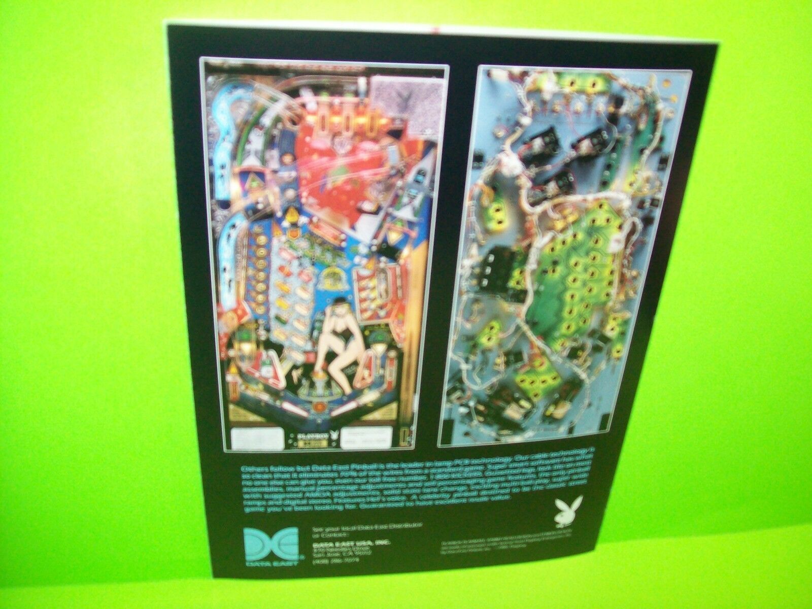 PLAYBOY Pinball FLYER Original UNUSED Promo Game Artwork POSTER 35th | Ephemera - Other ...