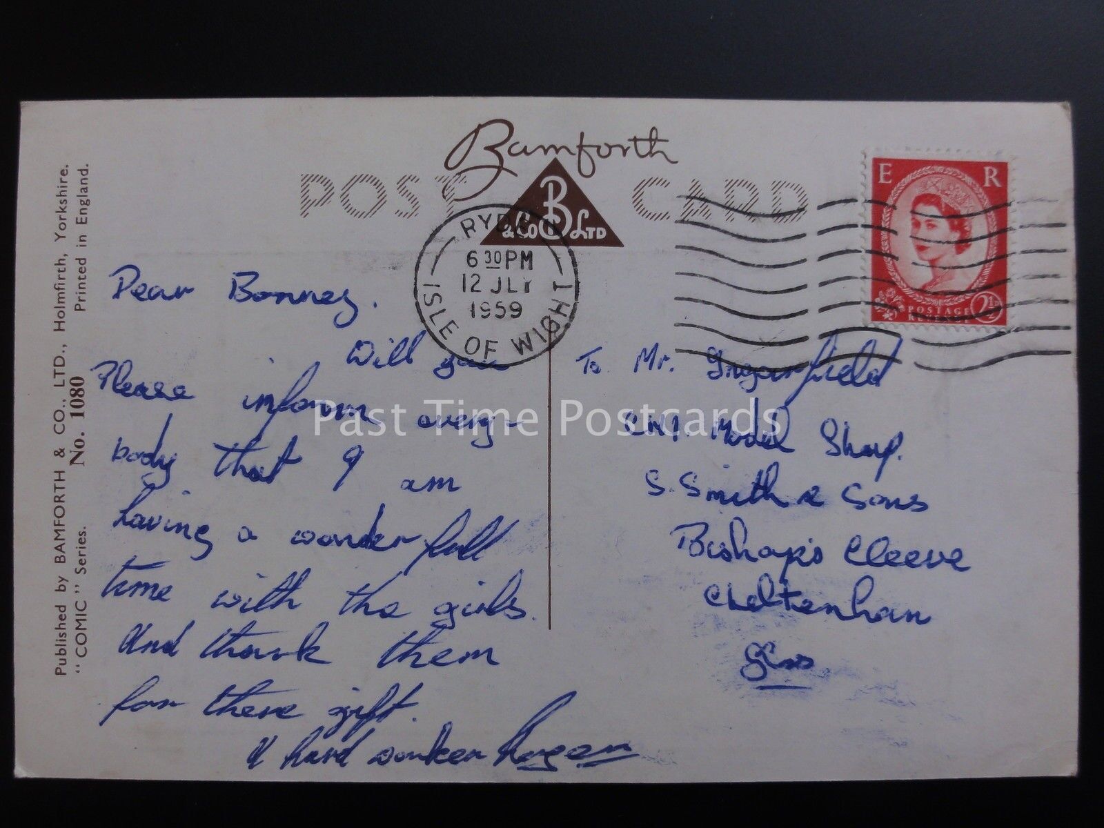 Bamforth Comic Postcard WORKMAN AT FACTORY W.C. - IS THE FORMAN BUSY ...