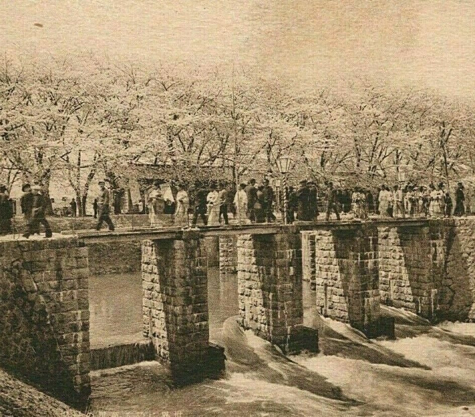 Stone Bridge Walkway River Japan Japanese Souvenir Card Postcard | Asia ...