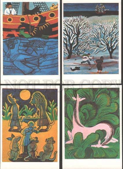 113103 RED CROSS Fairy Tale DOCTOR AYBOLIT 16 old russian pc | Topics ...