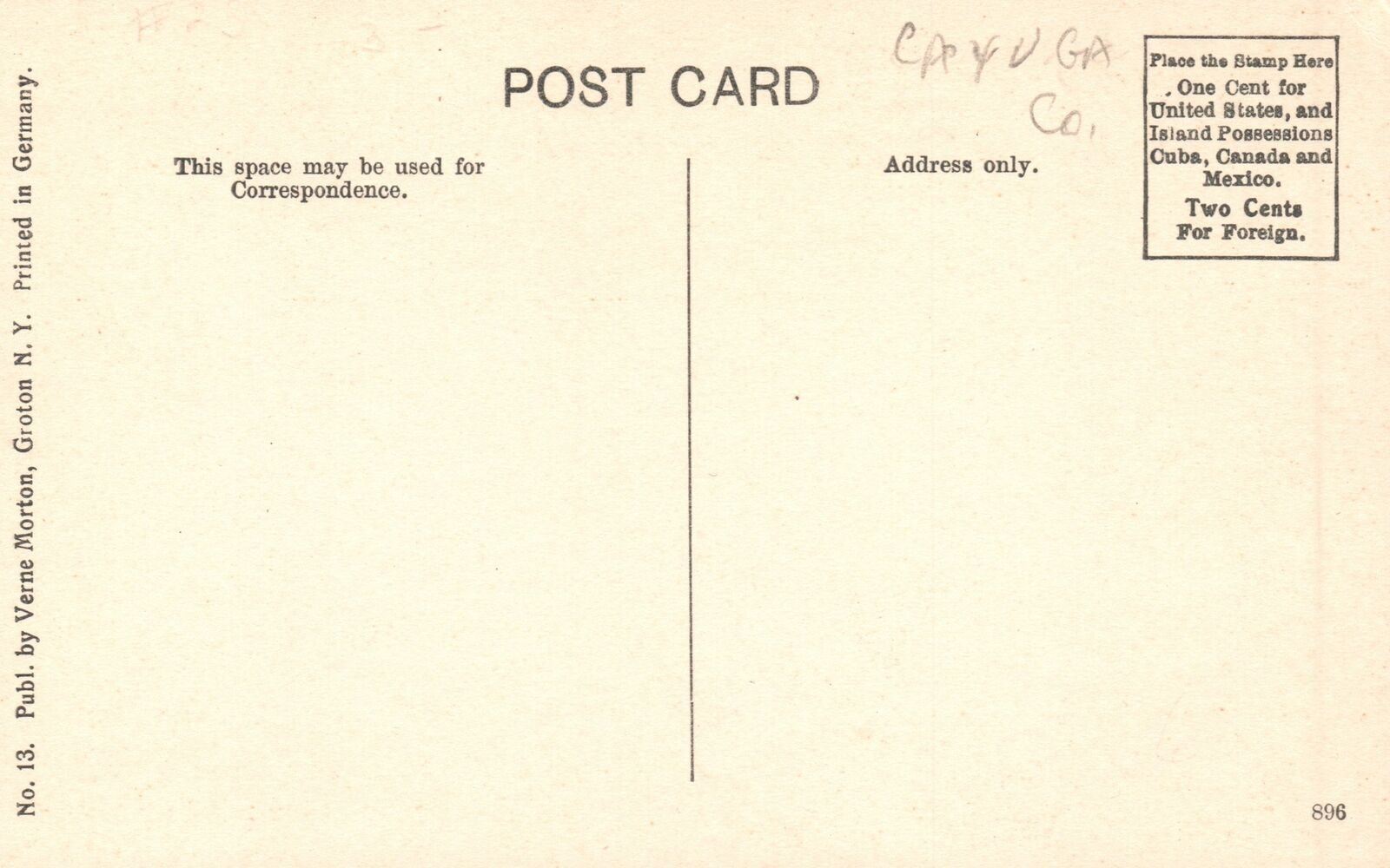 Vintage Postcard 1910's Residence of Mrs. Chas. F. Fuller Main Street ...