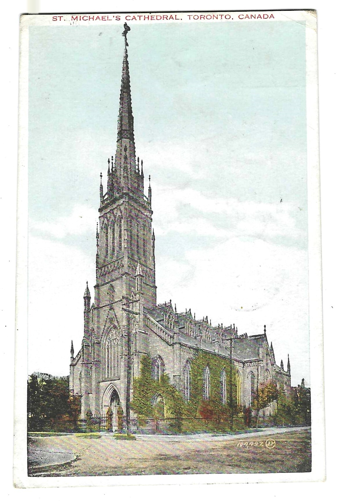 St. Michael's Cathedral, Toronto, Canada, posted 1936 | Canada ...