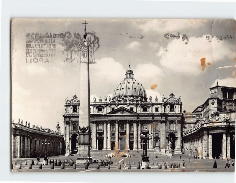 Postcard St. Peter's Basilica, Vatican City, Vatican City | Europe ...