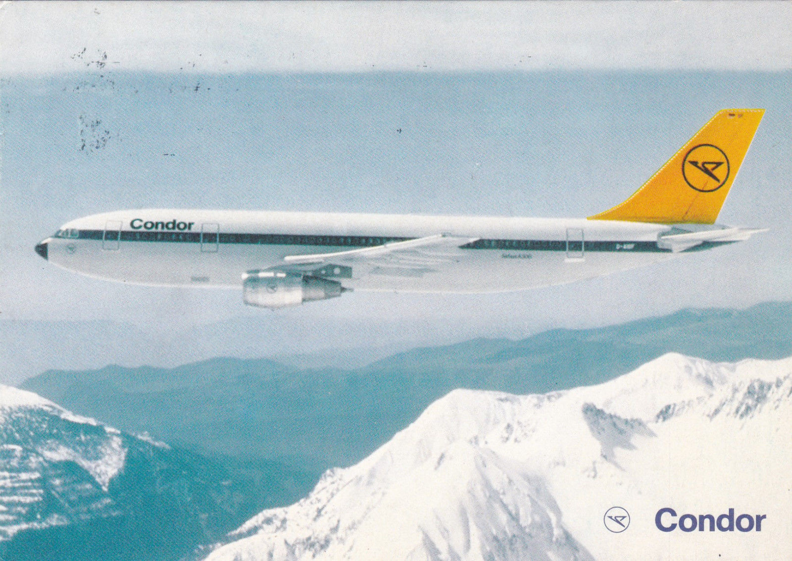 CONDOR Airbus A 300 B4 Jet airplane , PU-1983 / HipPostcard