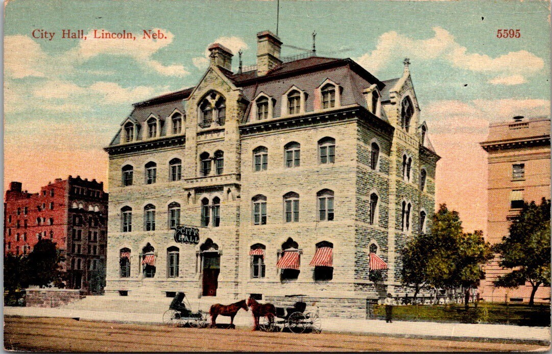 Vintage Postcard Lincoln, Nebraska City Hall JP7 | United States ...