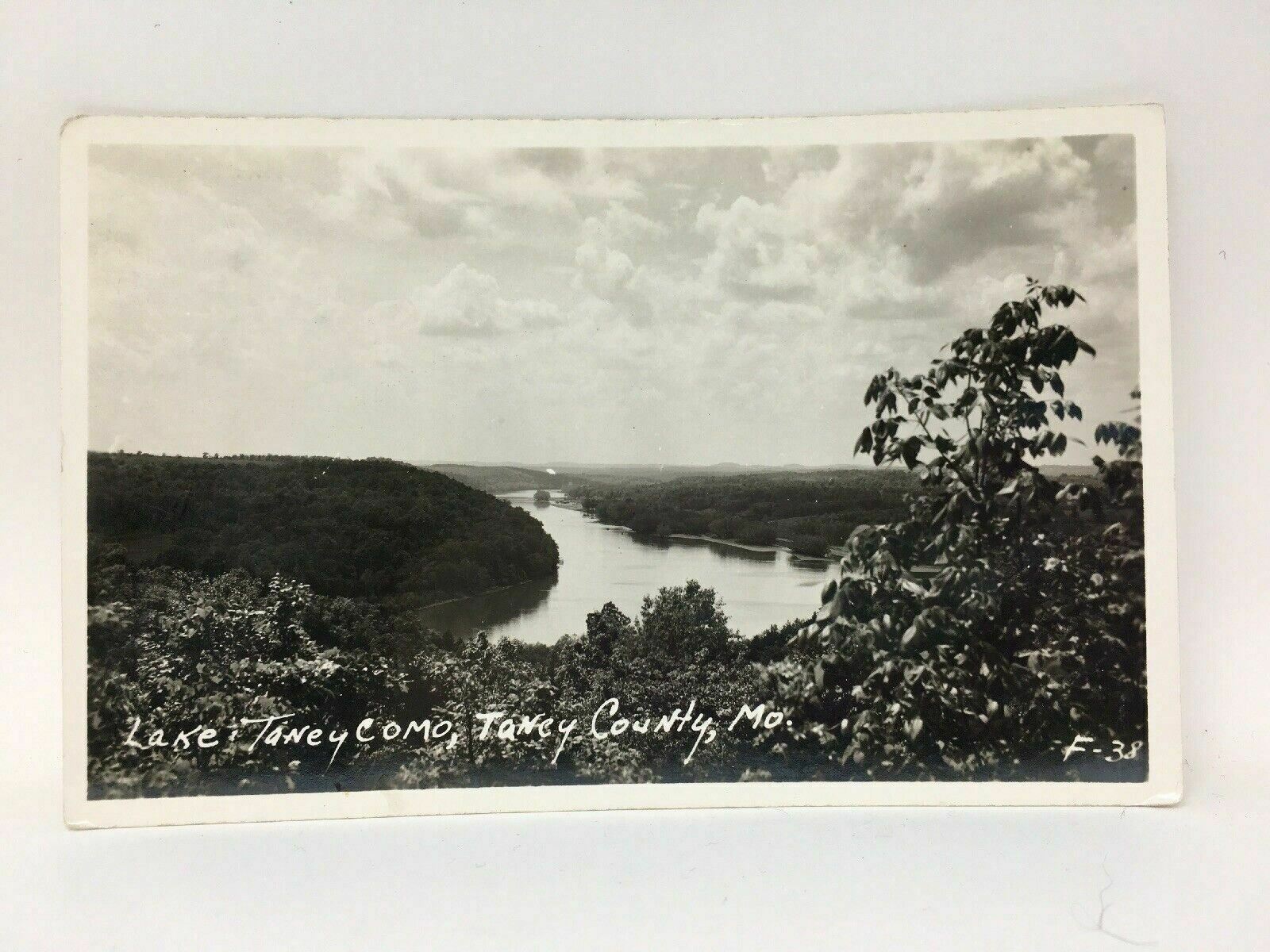 Lake Taneycomo MO Taney County RPPC Postcard Real Photo EKC River ...