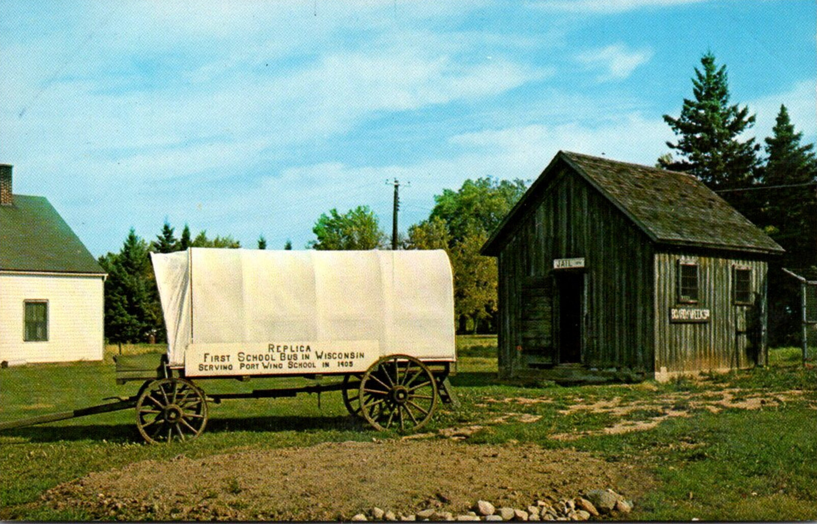 Wisconsin Port Wing Replica Of First School Bus In Wisconsin Circa 1905 ...