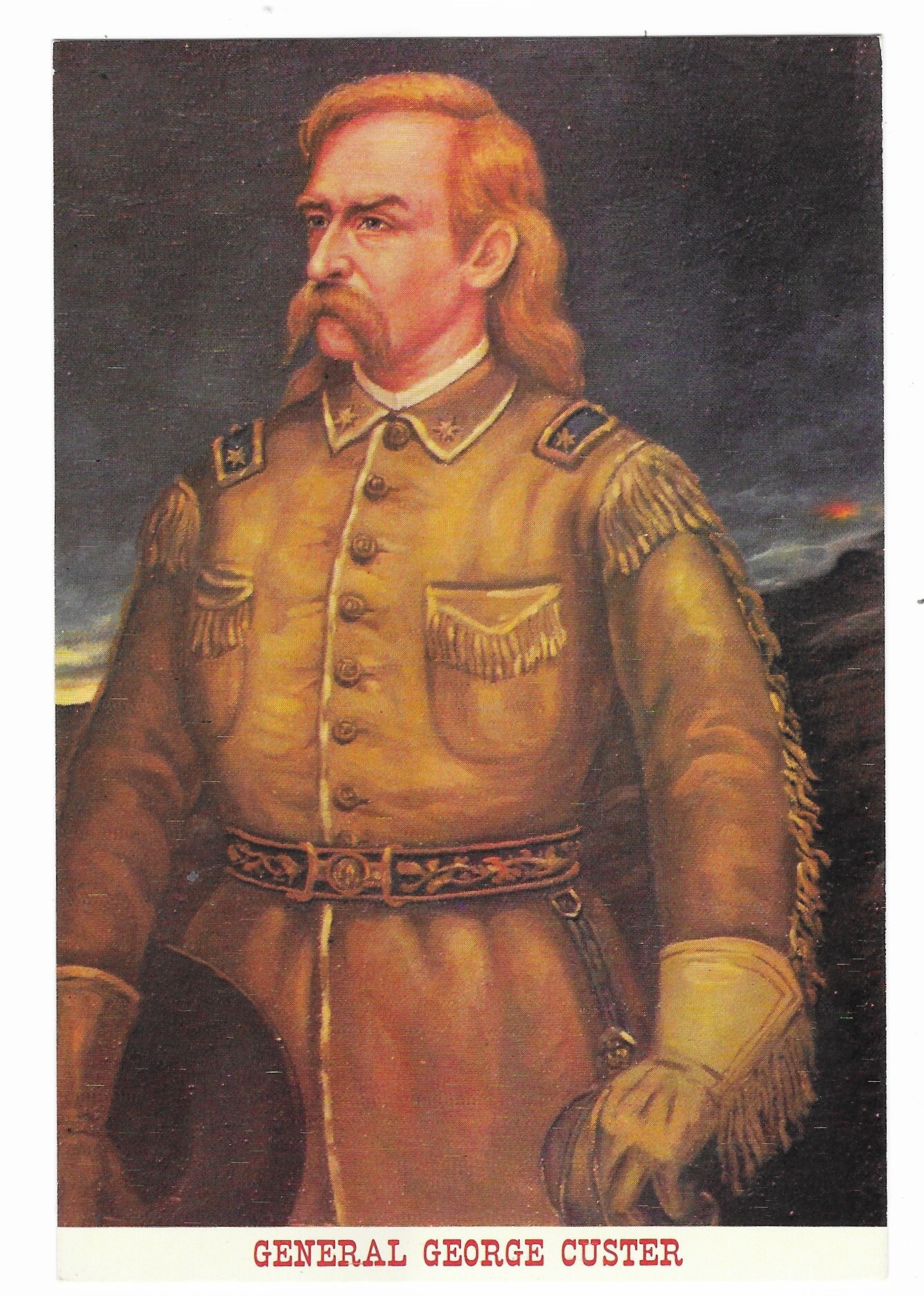 General George Custer Died at the Battle of Little Big Horn 4 by 6 ...