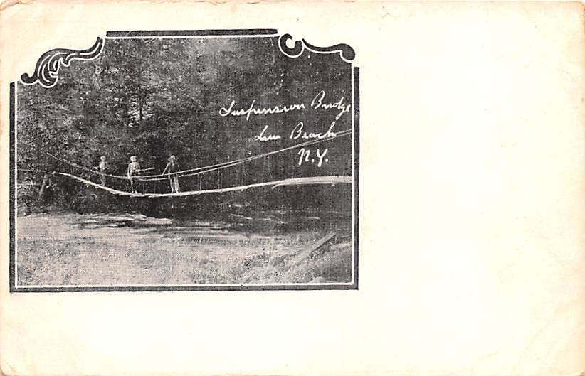 Suspension Bridge Lew Beach New York | United States - New York - Other ...