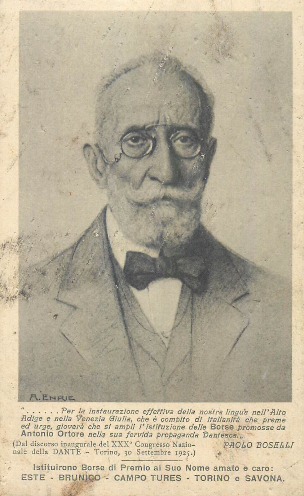 Italian politician prime minister of Italy during World War I Paolo ...