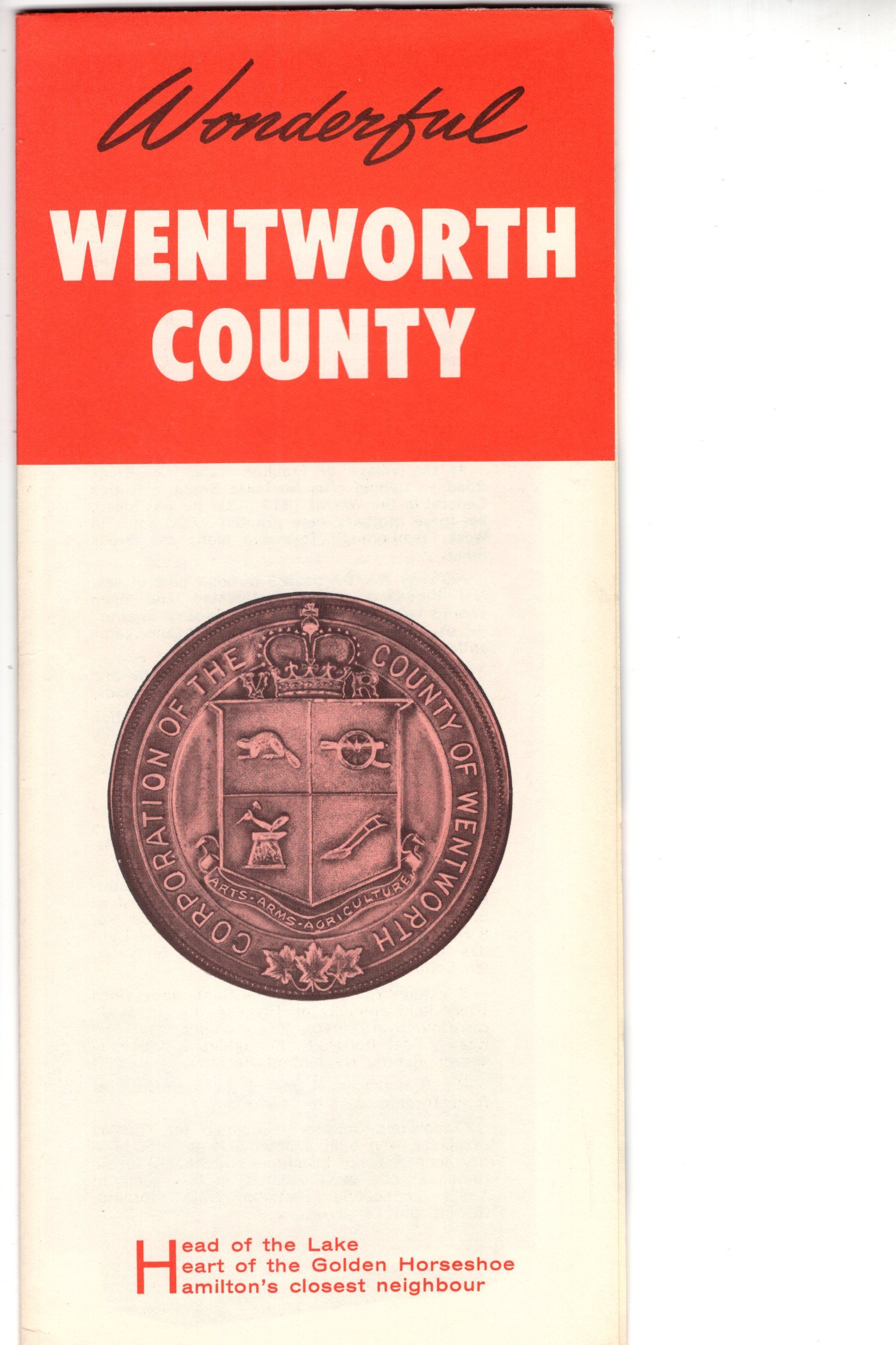 Wonderful Wentworth County, Ontario. Map, Photographs, Facts | Ephemera ...