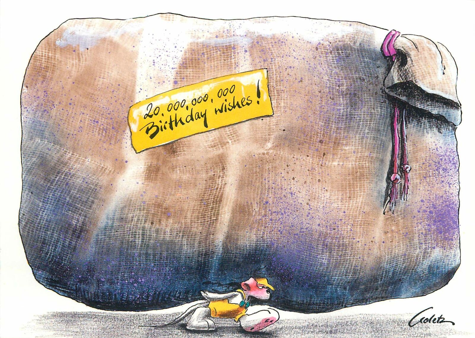 Comic Diddl the mouse by Thomas Goletz - 20.000.000.000 birthday wishes ...