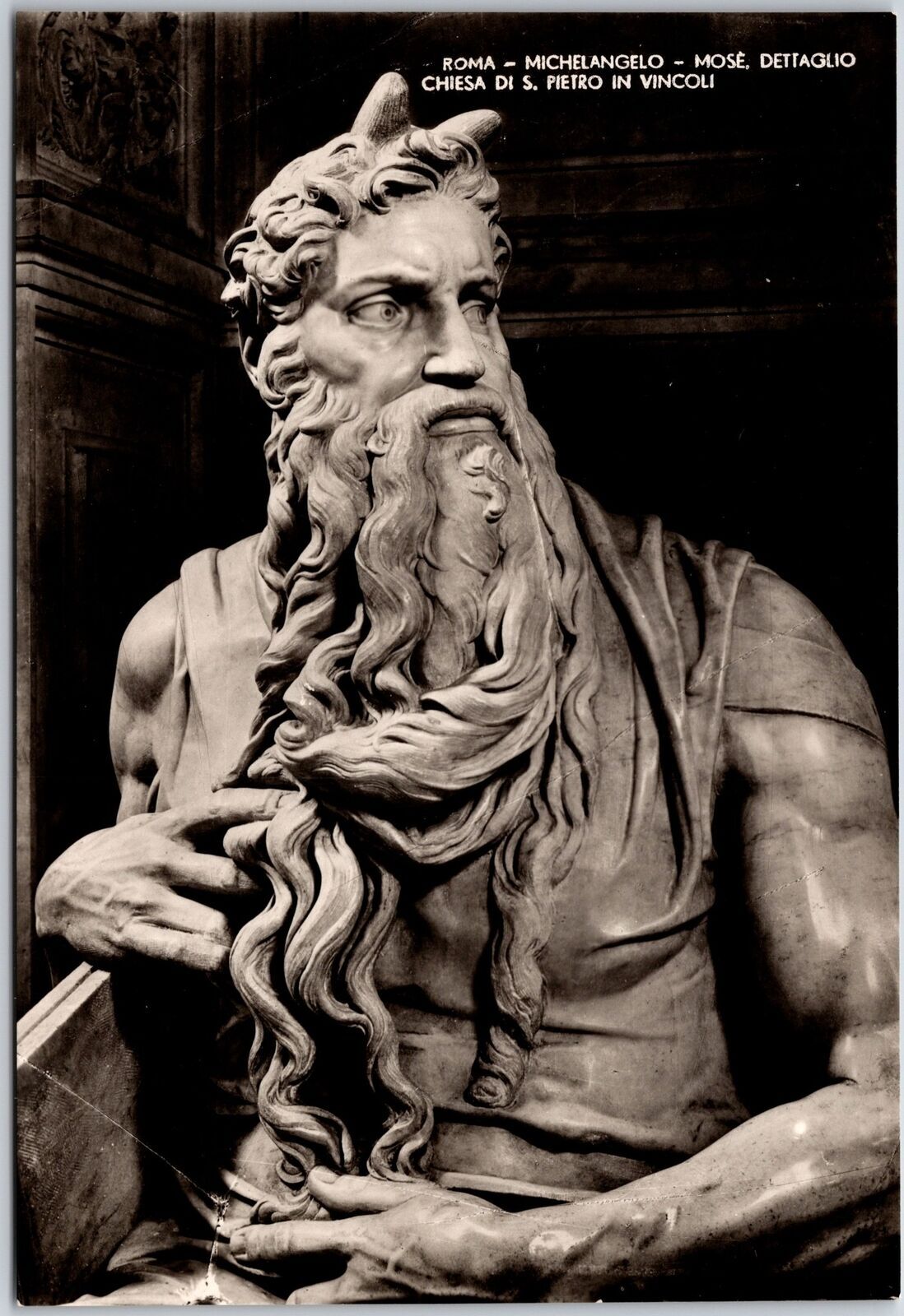 Roma - Michelangelo Mose Dettaglio Chiesa Di S. Pietro In Vincoli RPPC ...
