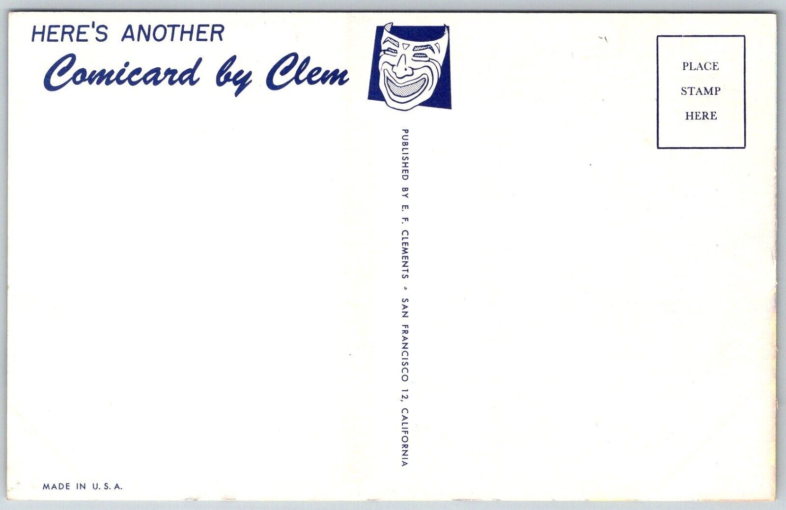 NAVY Sailor 1950s Comicard by Clem Comic Postcard Has The Moon Come Up ...