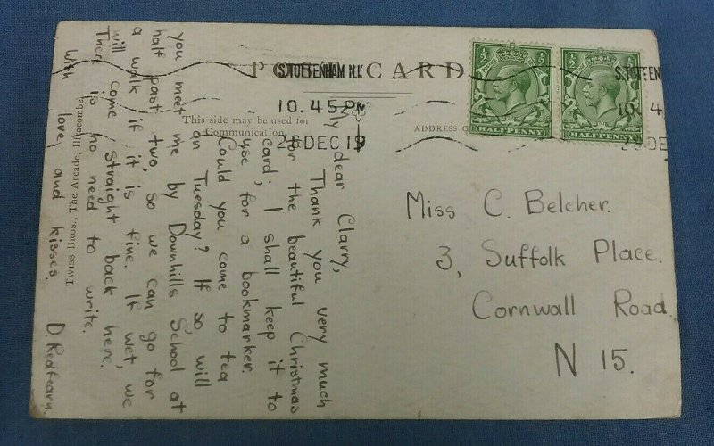 Vintage Postcard Capstone Parade Ilfracombe Devon Postmarked 1919 H1A ...