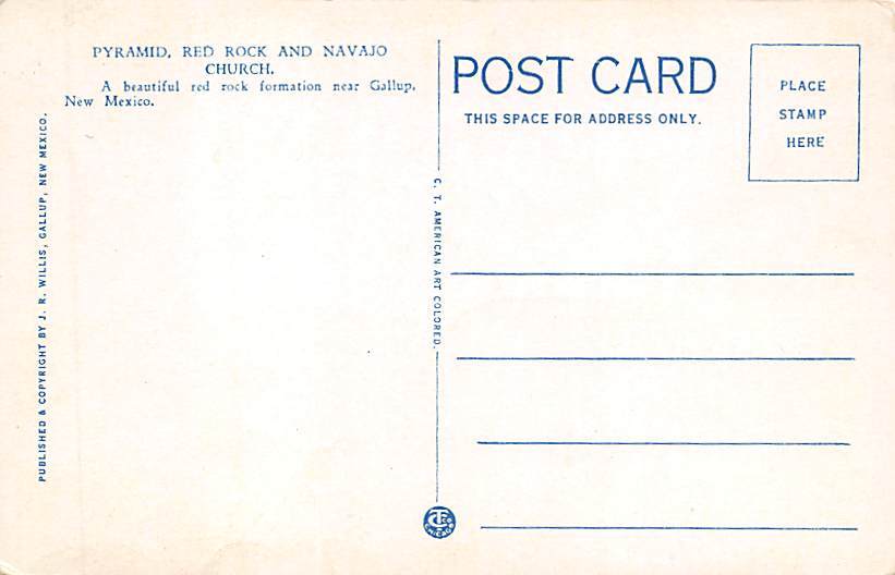 Pyramid, Red Rocks, Navajo Church near Gallup - Gallup, New Mexico NM ...