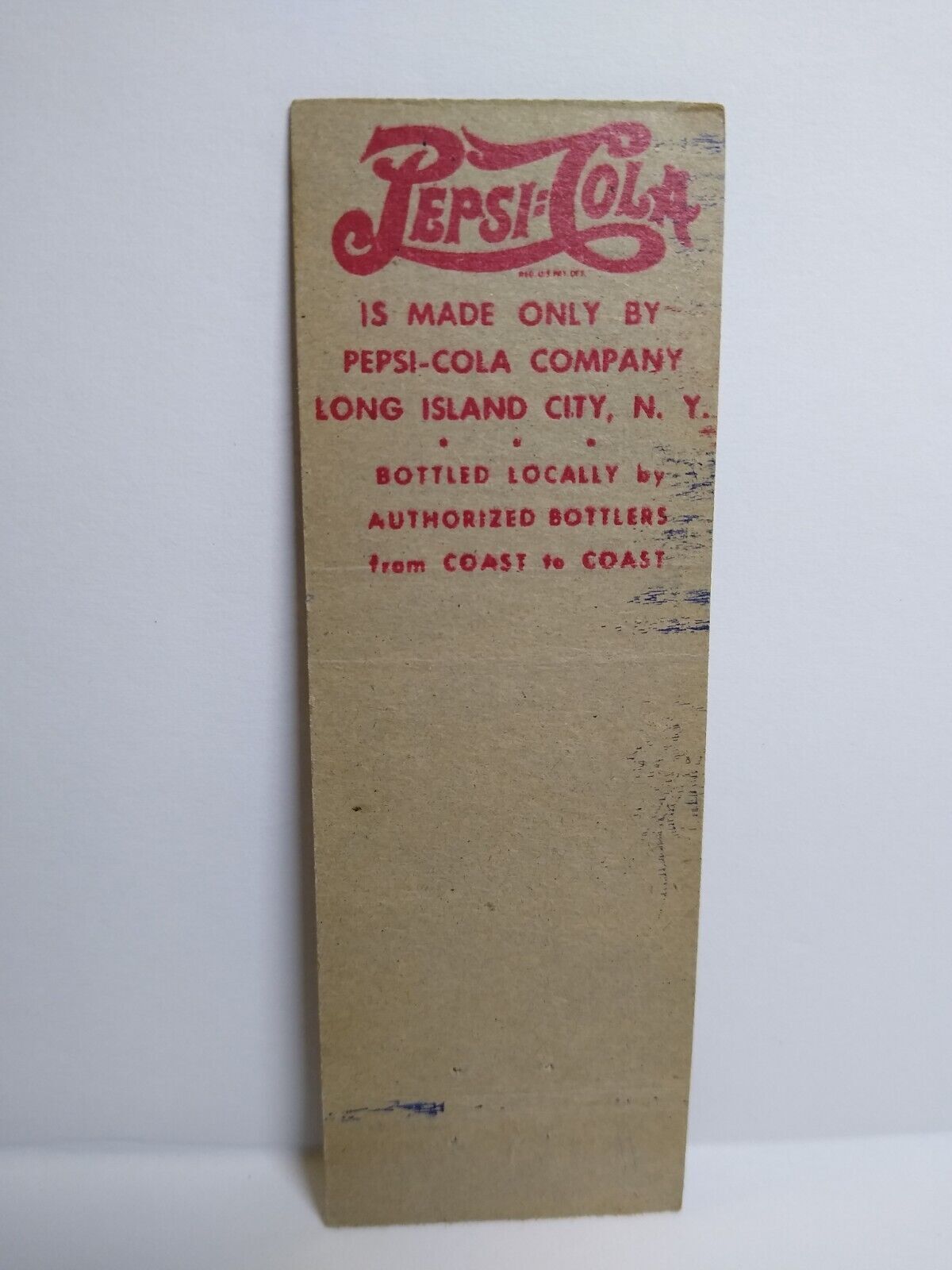 Pepsi Cola Matchbook Cover Walt Disney 1940's No 9 Lion Tiger Coast ...