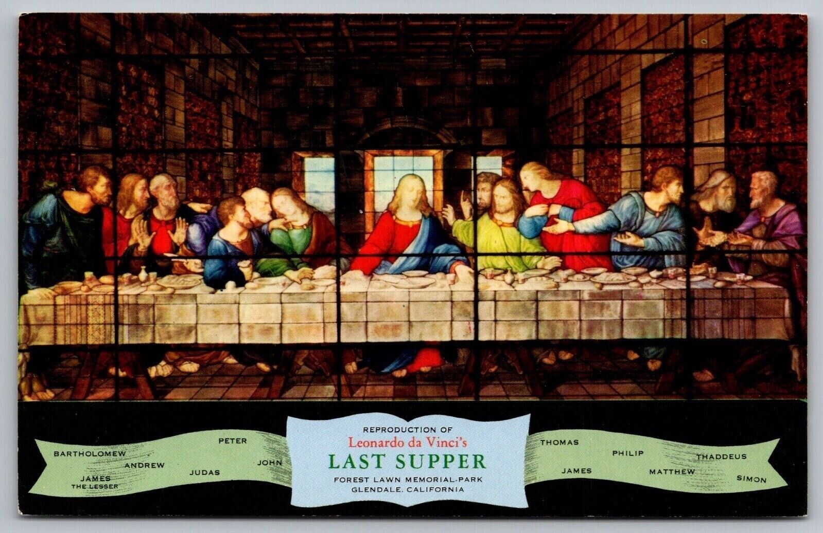 Leonardo Da Vinci Last Supper Forest Lawn Memorial Park Glendale Cal ...