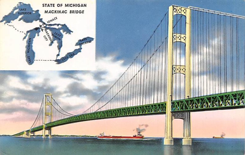 The Mackinac Bridge The World Largest Suspension Bridge - Mackinac ...