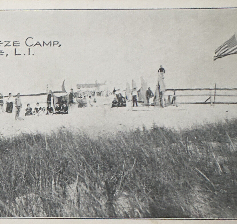 Ocean Breeze Camp Edgemere ROCKAWAY Queens Long Island NY NYC Postcard ...